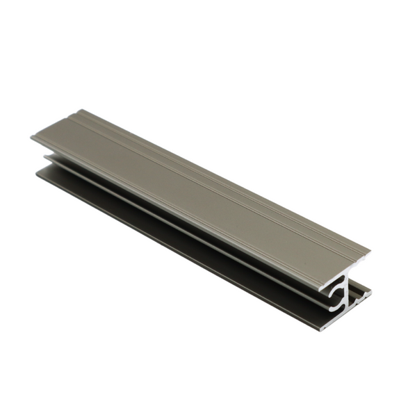 10mm Top Horizontal Aluminum Profile 560cm - Champagne Anodized - Furnica