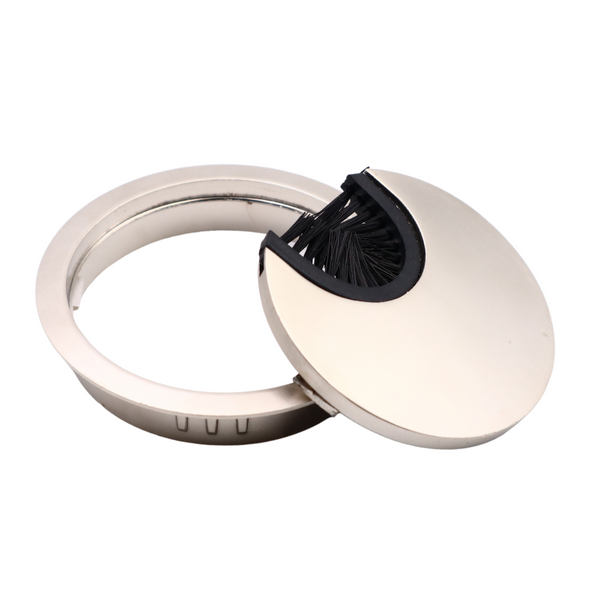 Metal Desk Grommet 2-3/8 inch - Satin - Furnica