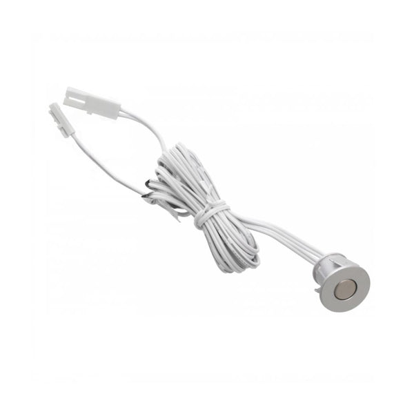 LED Light Switch / Dimmer with Inset Fixture 24W Silver - Furnica